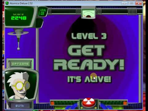 atomica deluxe game level1-4 - YouTube