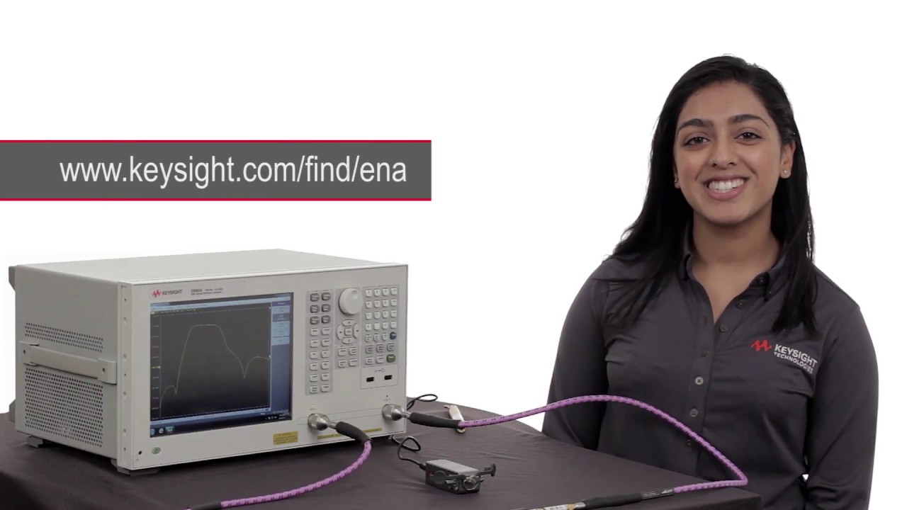 Two-port filter measurement | ENA network analyzer - YouTube