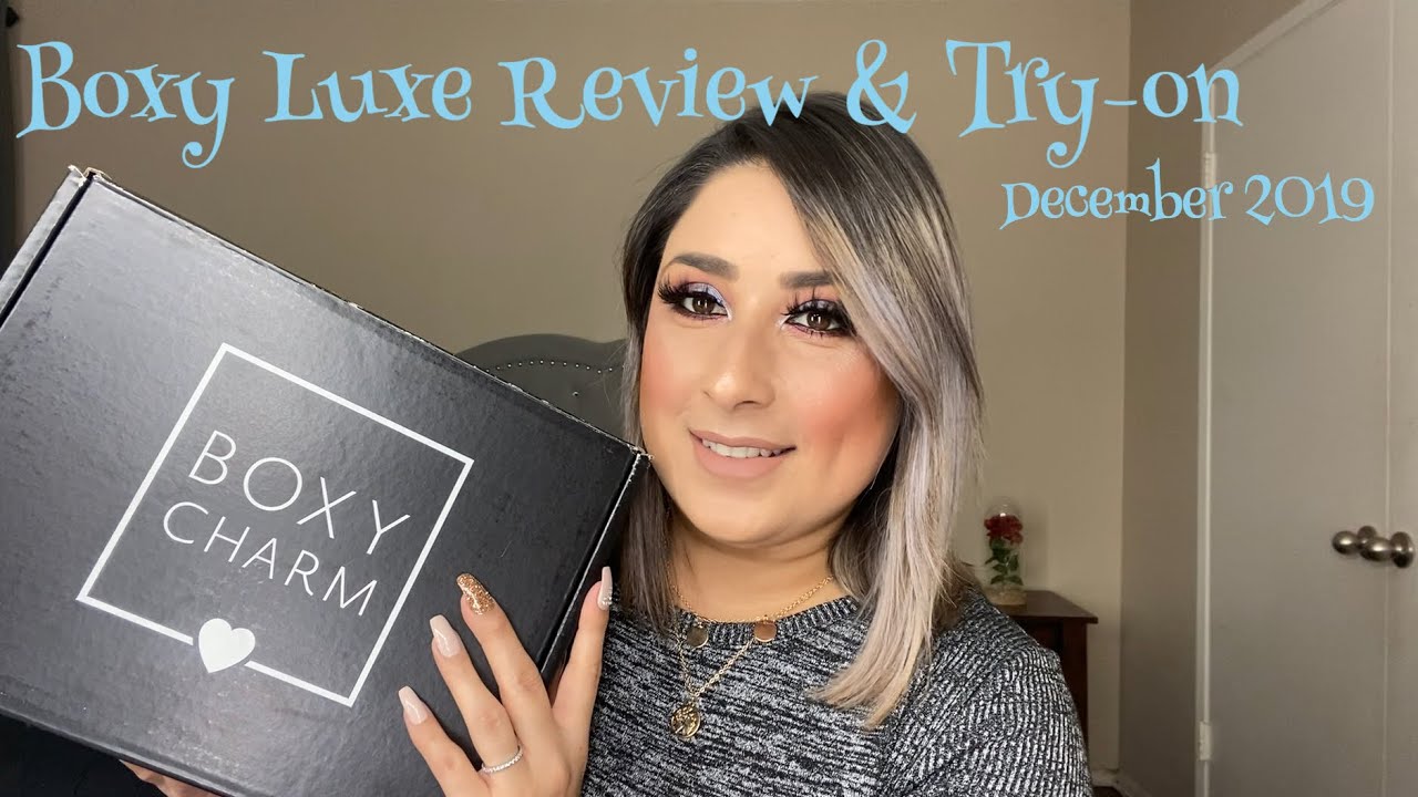 Boxyluxe Review and Try-On! December 2019 - YouTube