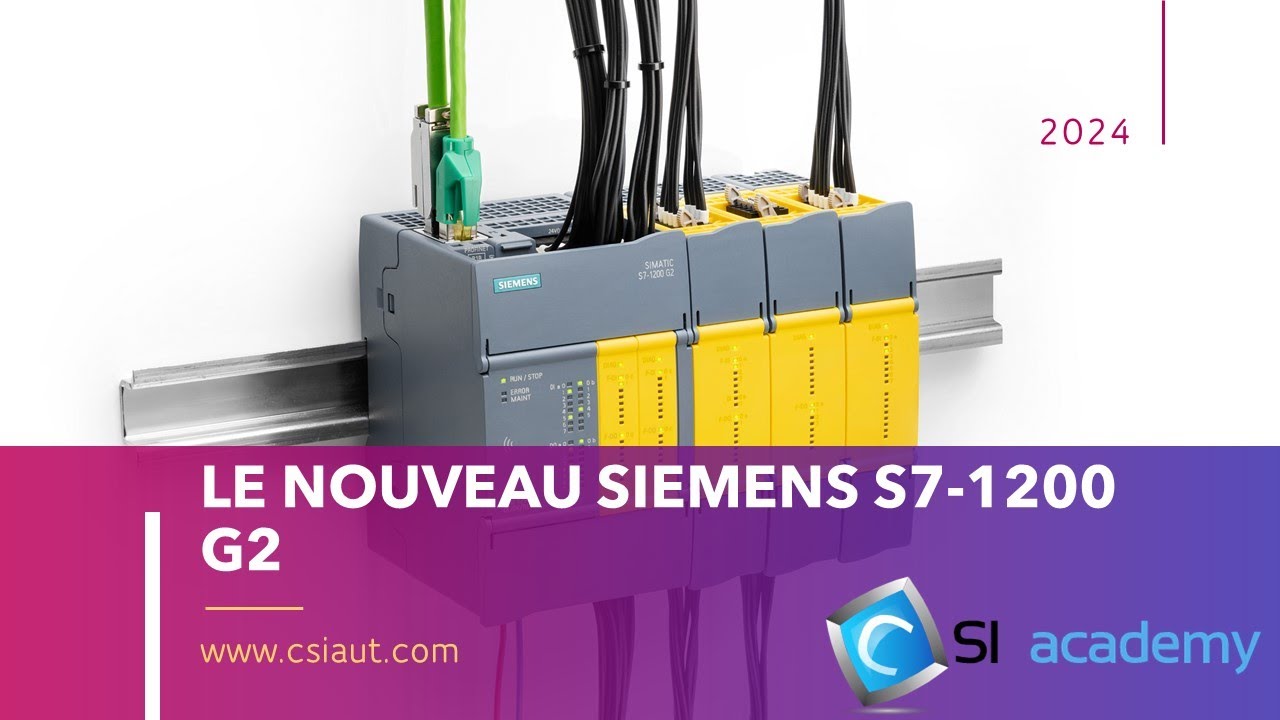 LE NOUVEL AUTOMATE SIEMENS S71200 G2 - YouTube