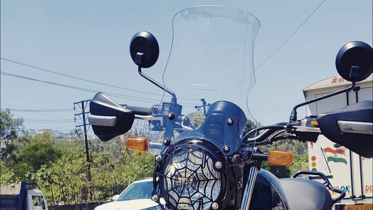 Scram 411 Windshield by Inscape Dreamz #scram411 #himalayan # ...