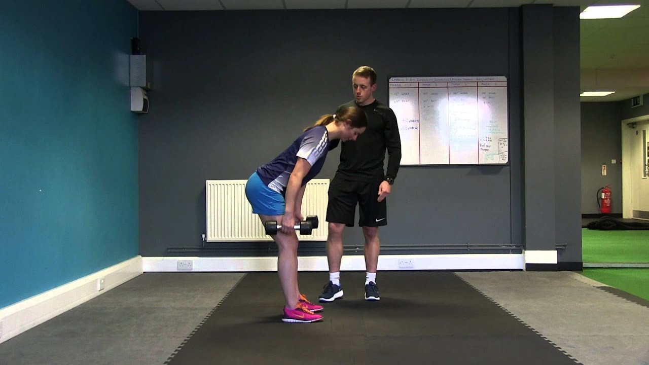 Dumbbell RDL - YouTube