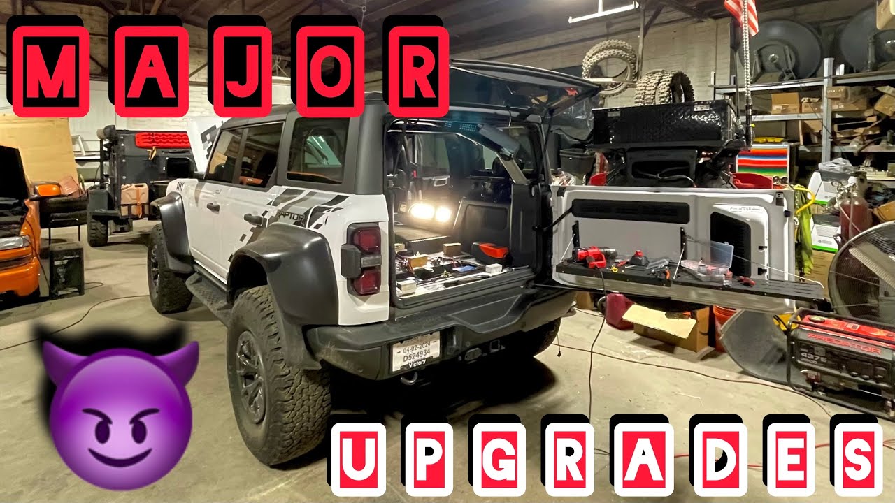 BRONCO RAPTOR | FIRST UPGRADES | Overland Build | #offroad #mpg#raptor ...