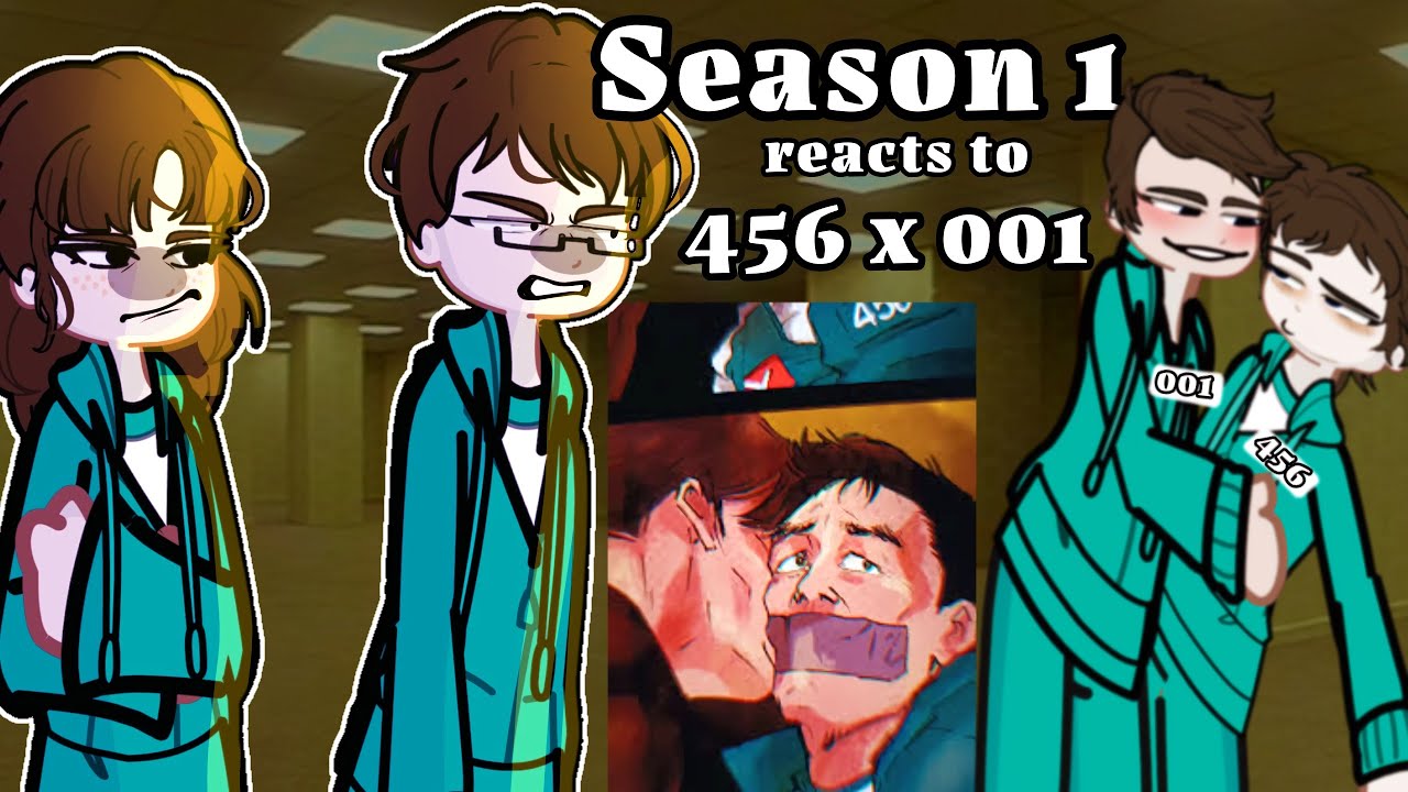 SQUID GAME SEASON 1 PLAYERS react to 001 x 456 / GI HUN X FRONTMAN 🦑💸 ...