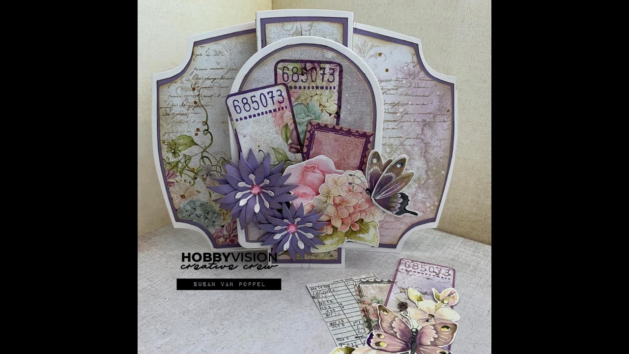 Facebook Live bij Hobbyvision 5 Juni 2023; Kaart maken met DDBD mal, Jeff - YouTube