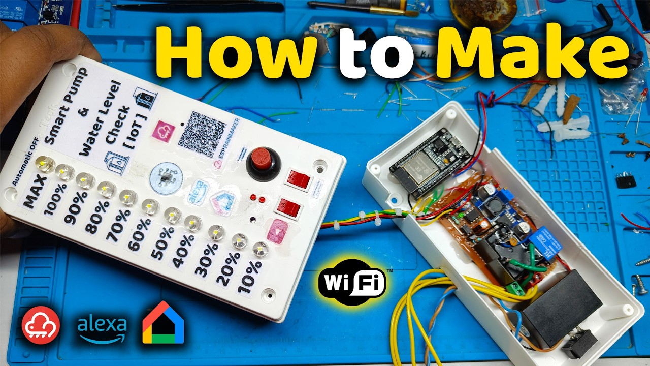How to Make IoT-based Smart Pump | Wireless Pump Controller | Esp32 ||⚡⚡ - YouTube