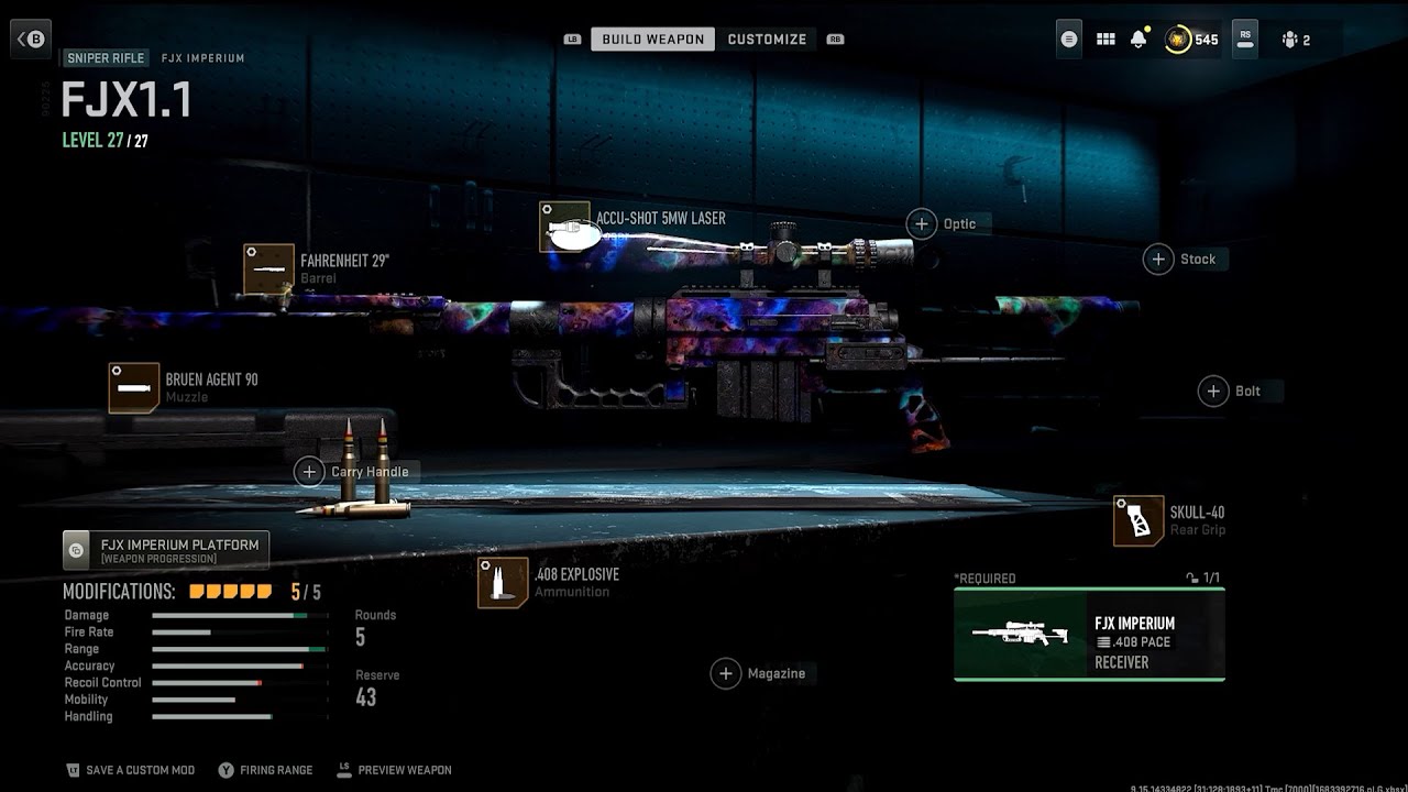 Warzone 2: FJX Imperium (Intervention) Meta One Shot Sniper Build - YouTube