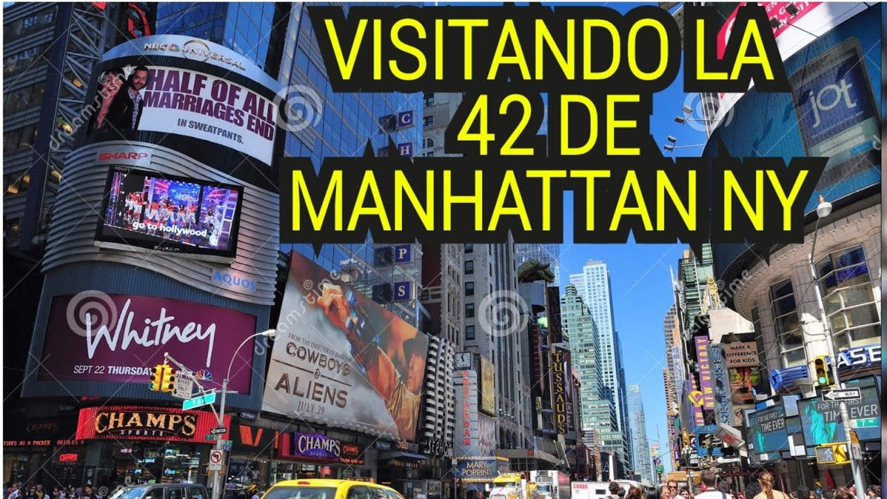 VISITANDO LA 42 DE MANHATTAN NY - YouTube