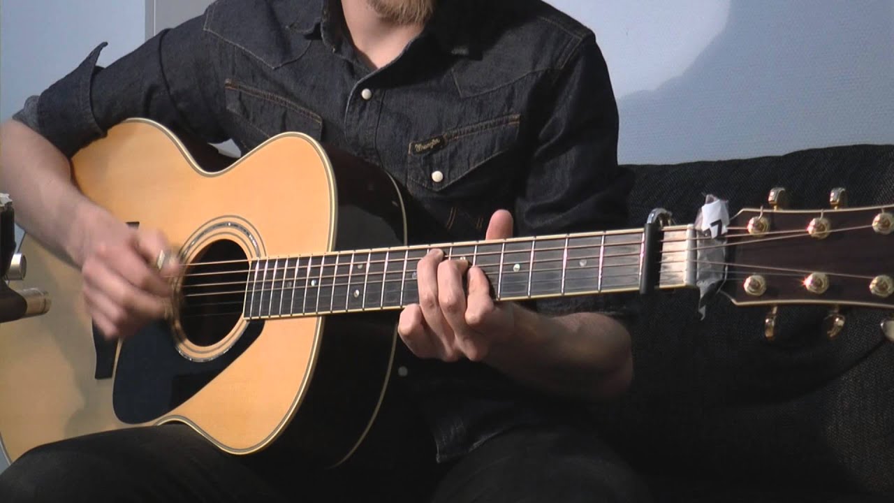 Finger style instrumental in open E tuning - YouTube