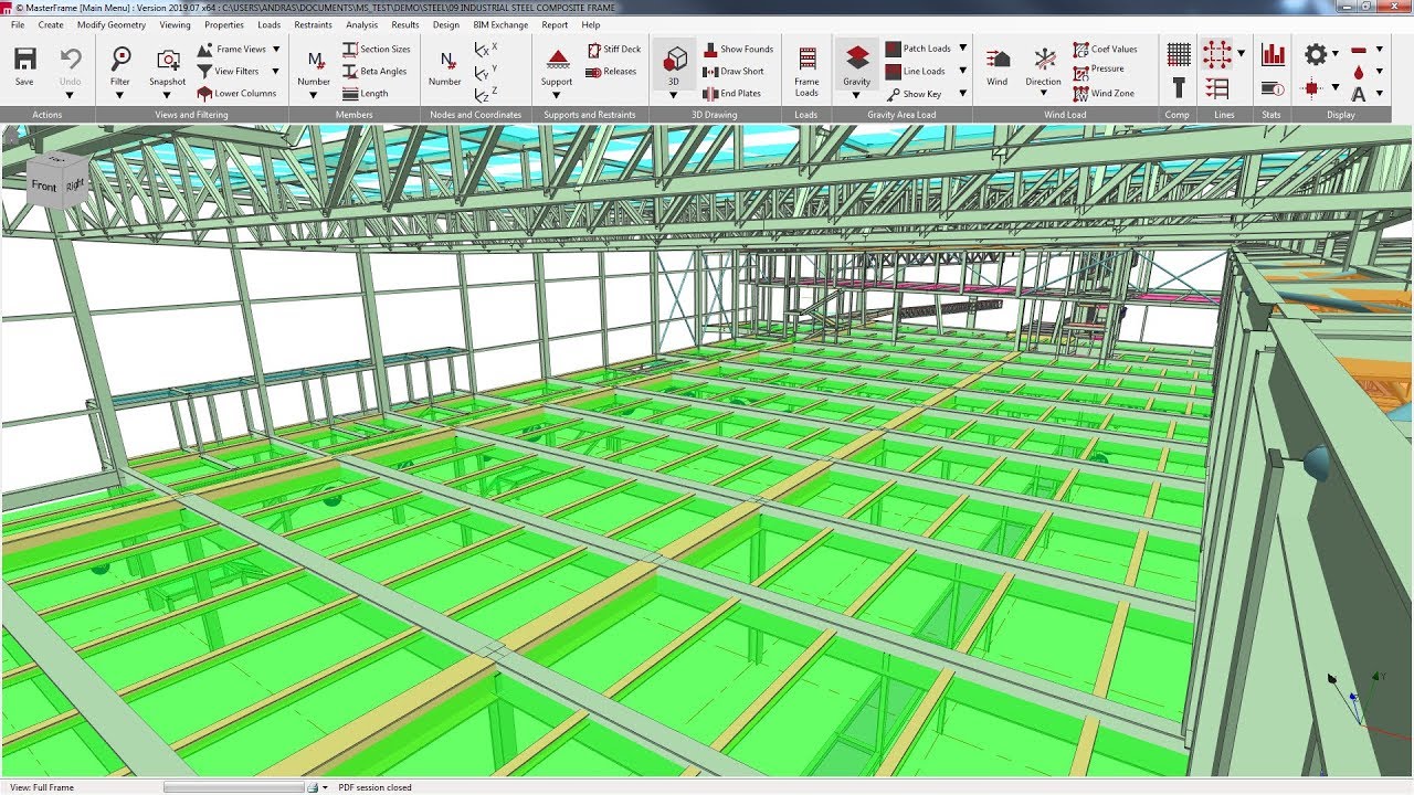 Composite structure design with MasterFrame 2019 - YouTube