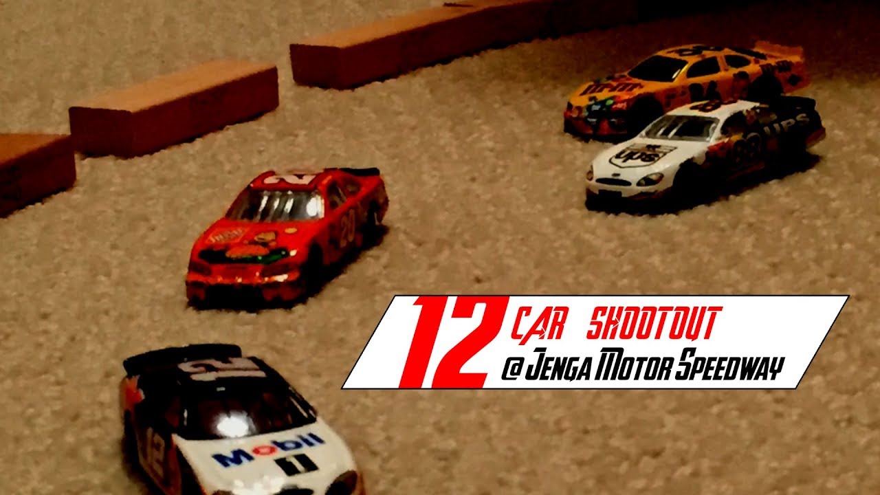 Nascar 12 Car Shootout: STOP MOTION RACE - YouTube