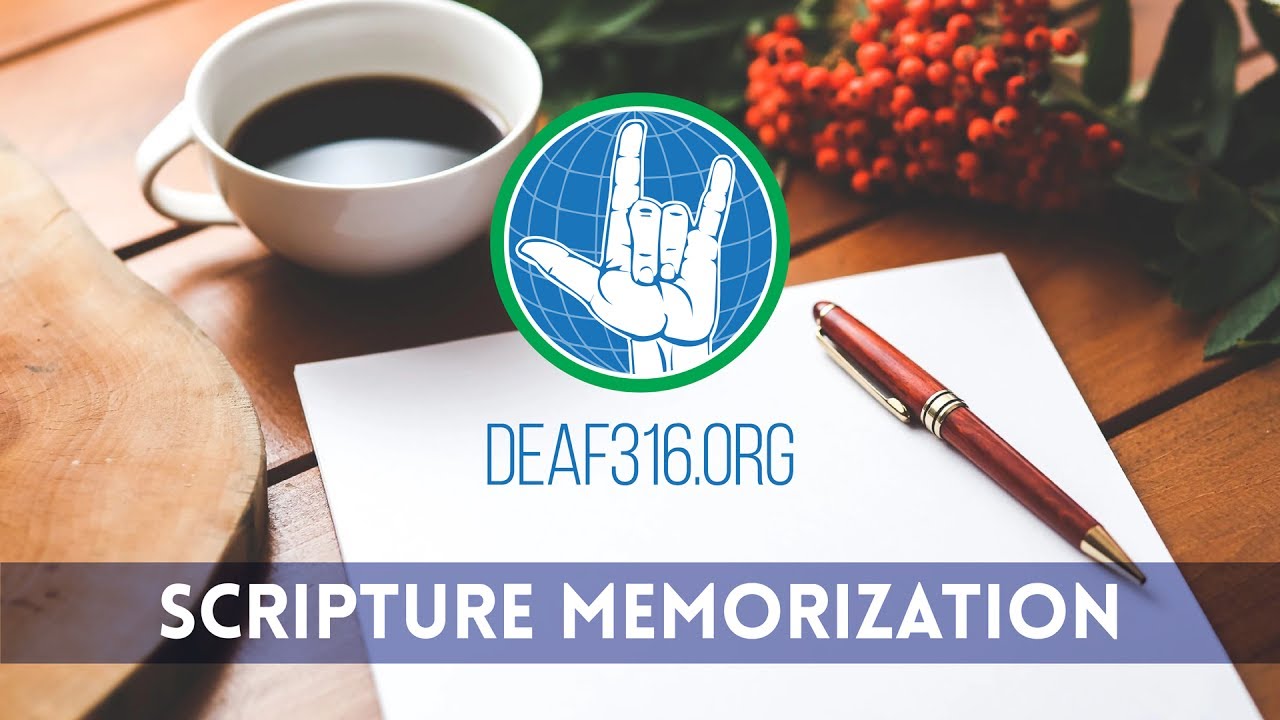 Scripture Memorization - YouTube