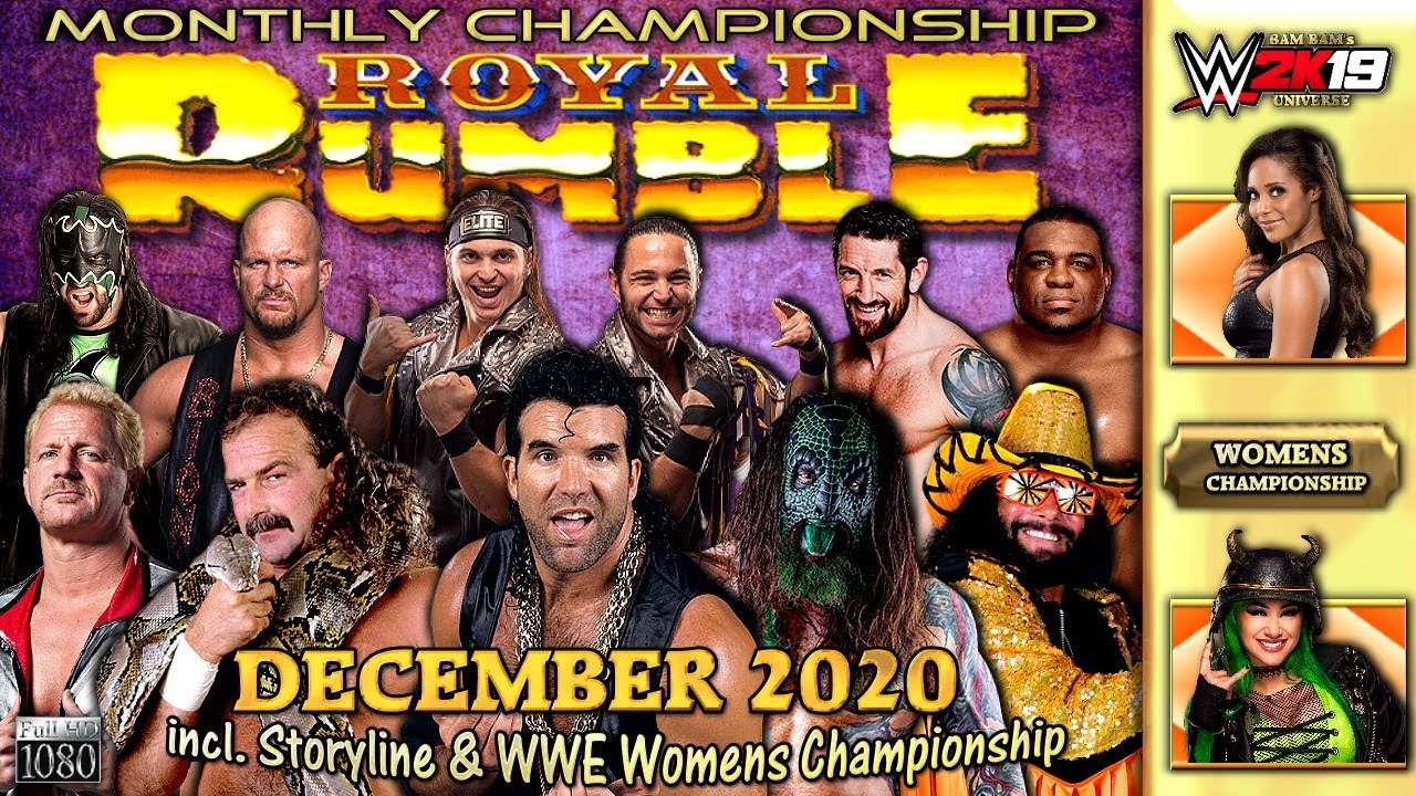 WWE 2K: 30-Man ROYAL RUMBLE [DEC 2020] Monthly Championship - YouTube
