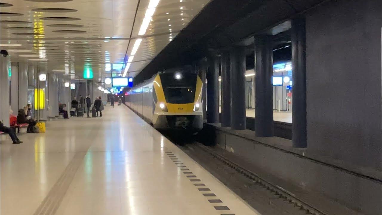 [POWER] SNG vertrekt van station Schiphol Airport - YouTube