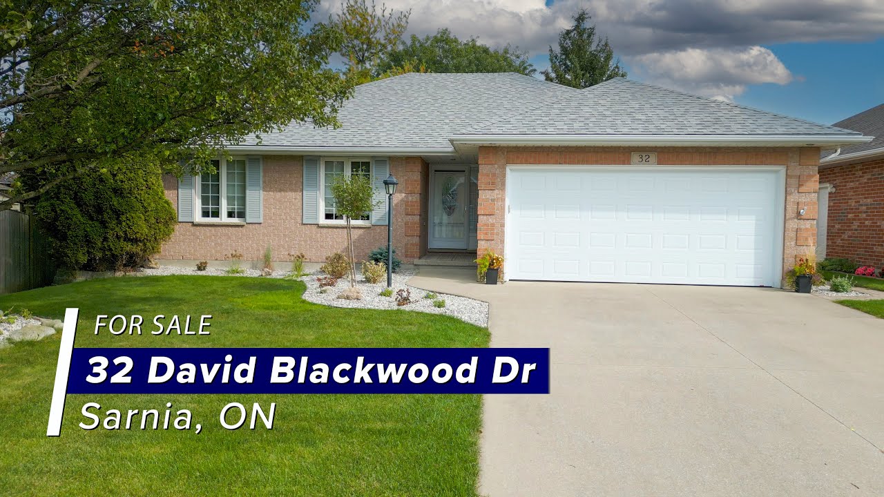 Sarnia Real Estate - 32 David Blackwood Dr - YouTube