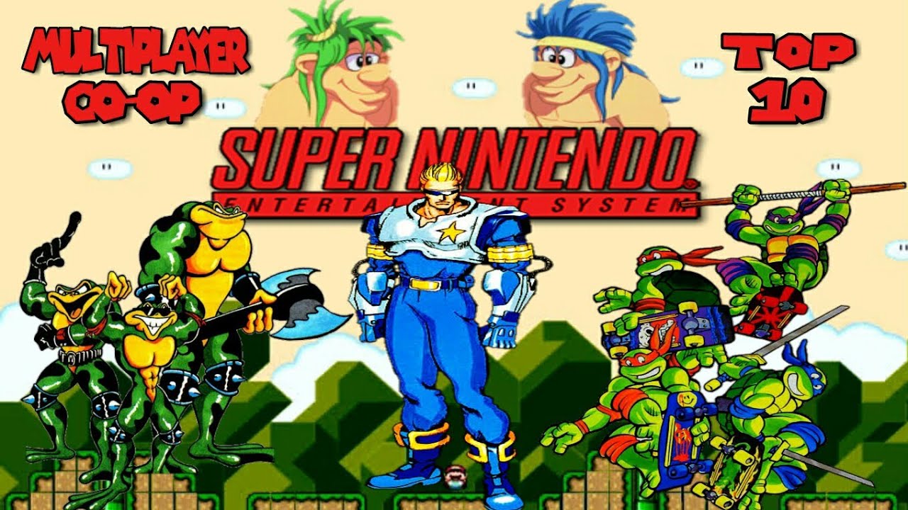Top 10 Melhores Jogos Multiplayer Co-op do SNES - YouTube