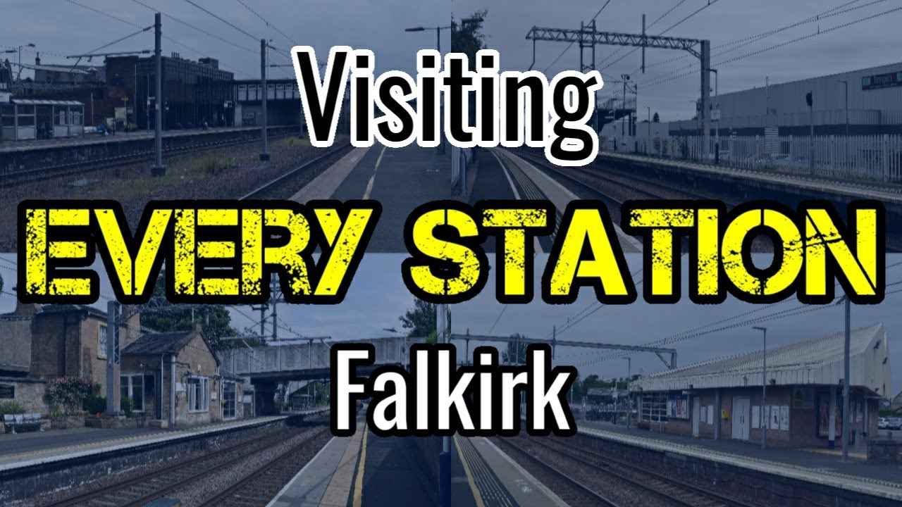 All 5 Falkirk Railway Stations (visiting EVERY station) - YouTube