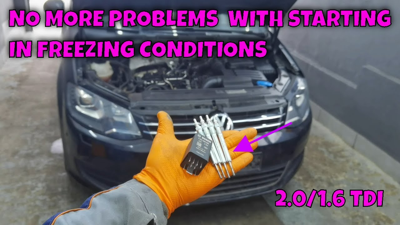 Ultimate Guide How To Replace Glow Plugs+Relay On 2.0/1.6 TDI Engines ...