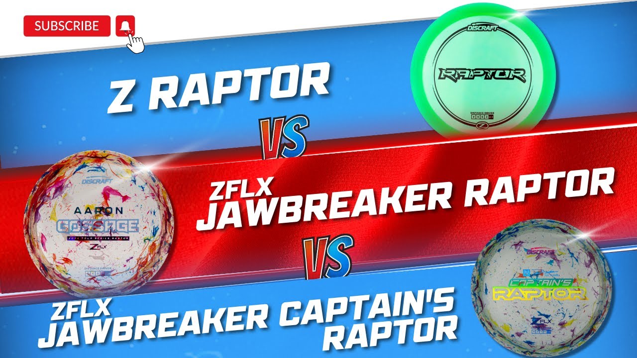 Z FLX Jawbreaker Captain's Raptor vs. Z FLX Jawbreaker Raptor vs. Z ...