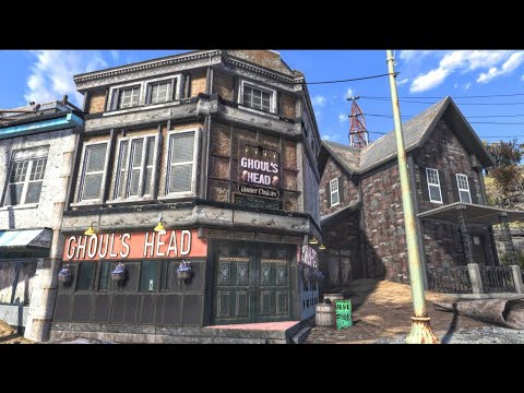 Fallout 76: The Ghouls Head pub, bar and food - YouTube