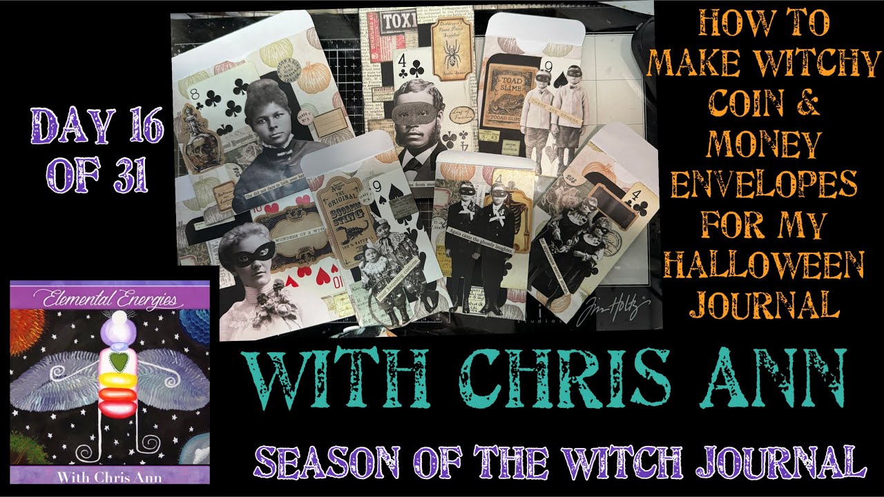 How to make Witchy Coin & Money envelopes for my SEASON OF THE WITCH ...