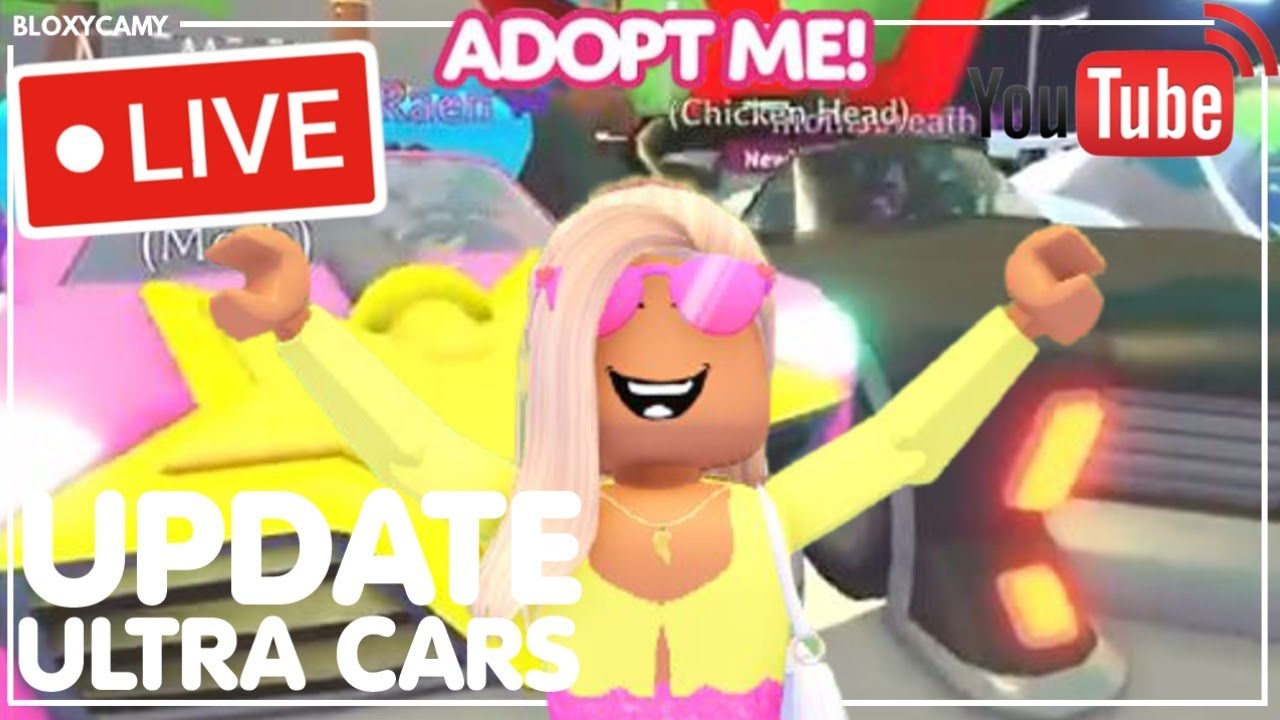 🔴 LIVE DE ADOPT ME | ATUALIZAÇÃO | ULTRA CARS + BARCO - YouTube
