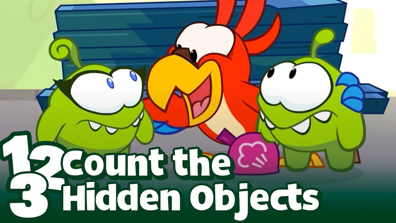 Count Hidden Objects with Om Nom - YouTube