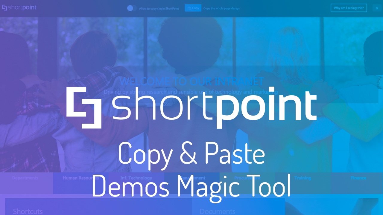 ShortPoint Copy and Paste Web Design Feature for SharePoint and SAP ...