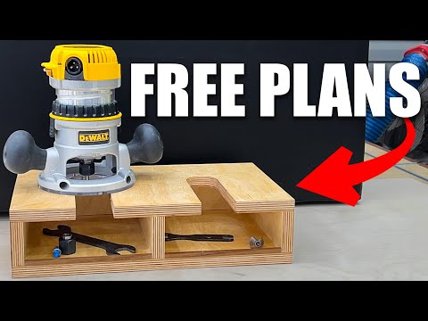 Scrap Wood Project Idea | Router Storage Stand - YouTube