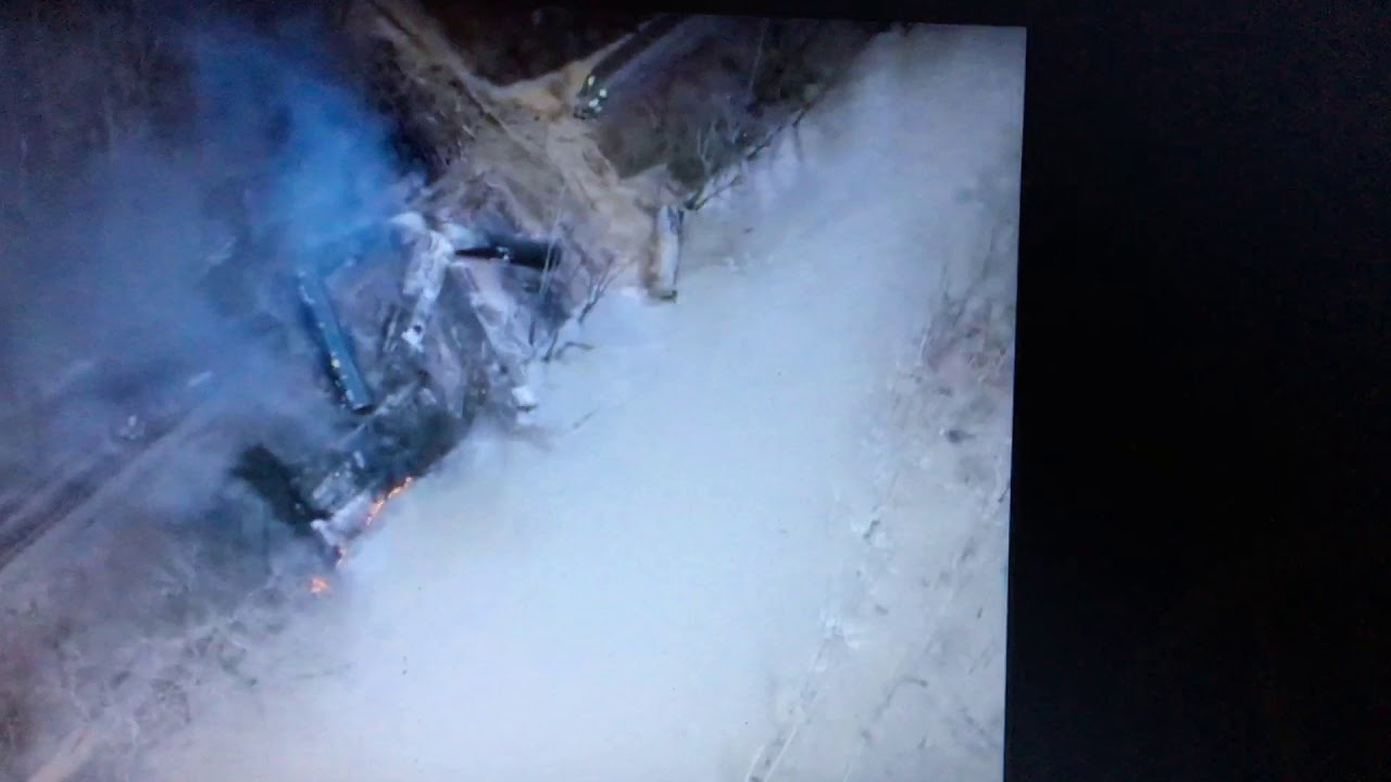 CSX Train Crash caused by mudslide near Draffin Ky and Elkhorn City in ...