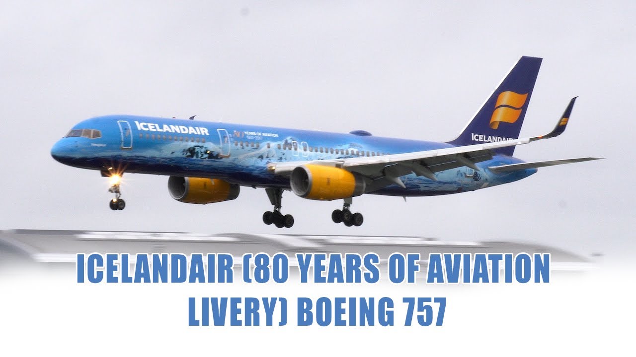 Icelandair 80 years of Aviation Livery Boeing 757 256 (CLASSIC) 27 Aug ...