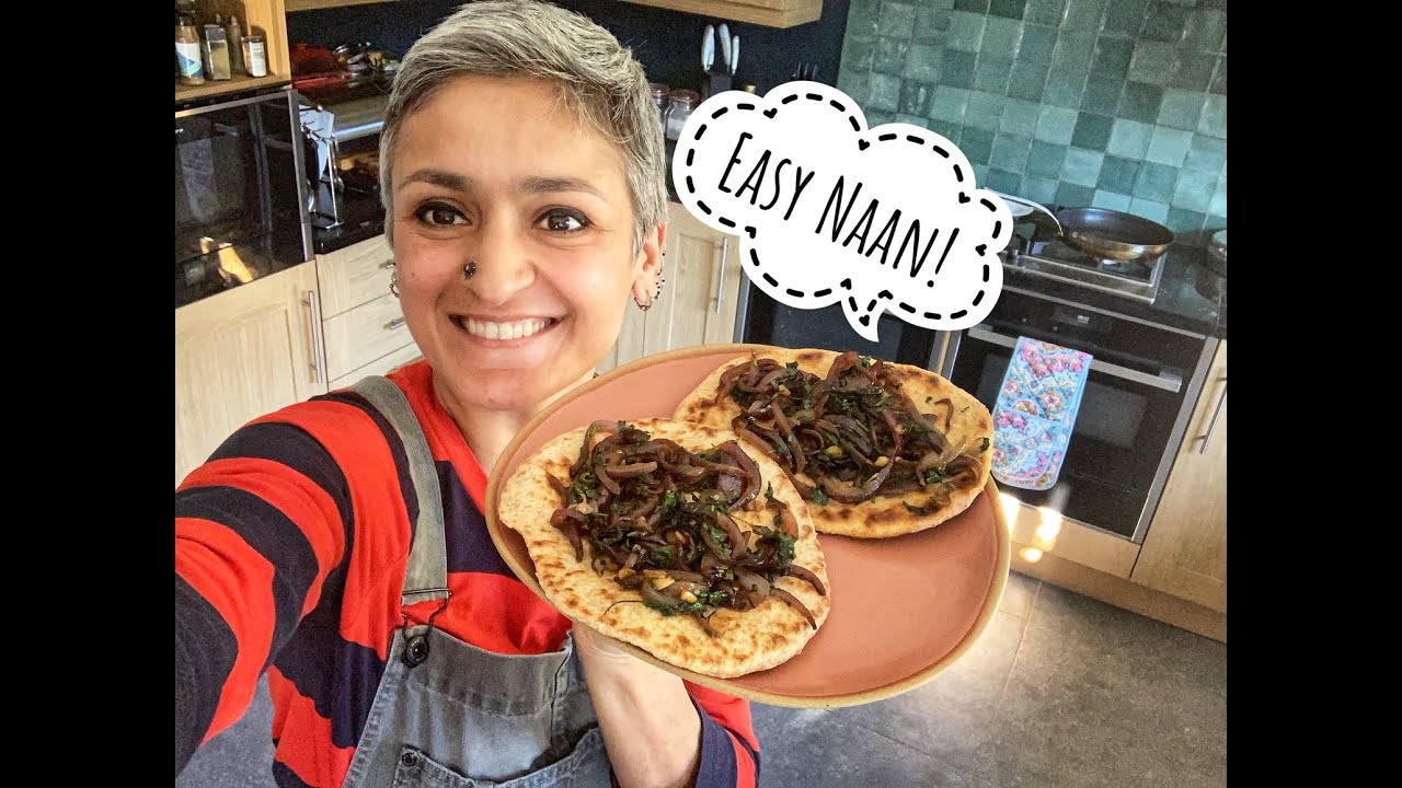 How to make naan at home | Naan in a pan | Easy Naan recipe | Best Naan ...