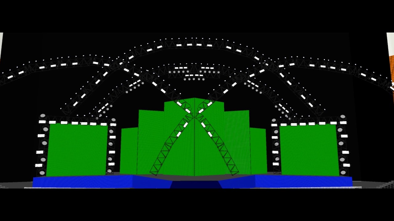 WWE Greatest Royal Rumble Stage - YouTube