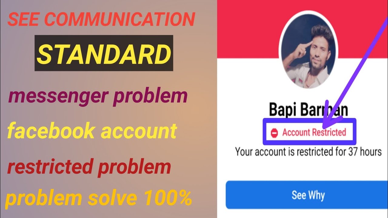 see community standards messenger | facebook account restricted problem ...