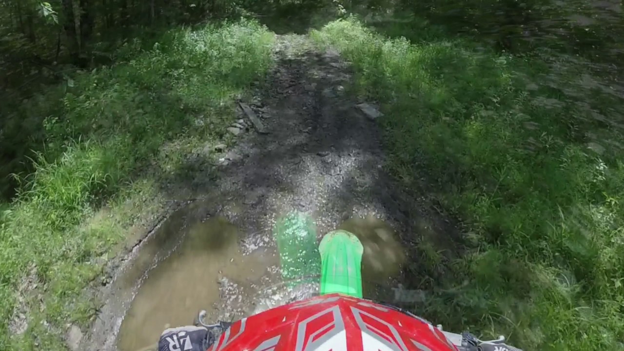 ATV UTV Trail bike riding, Warren NH. 6-17-17 - YouTube