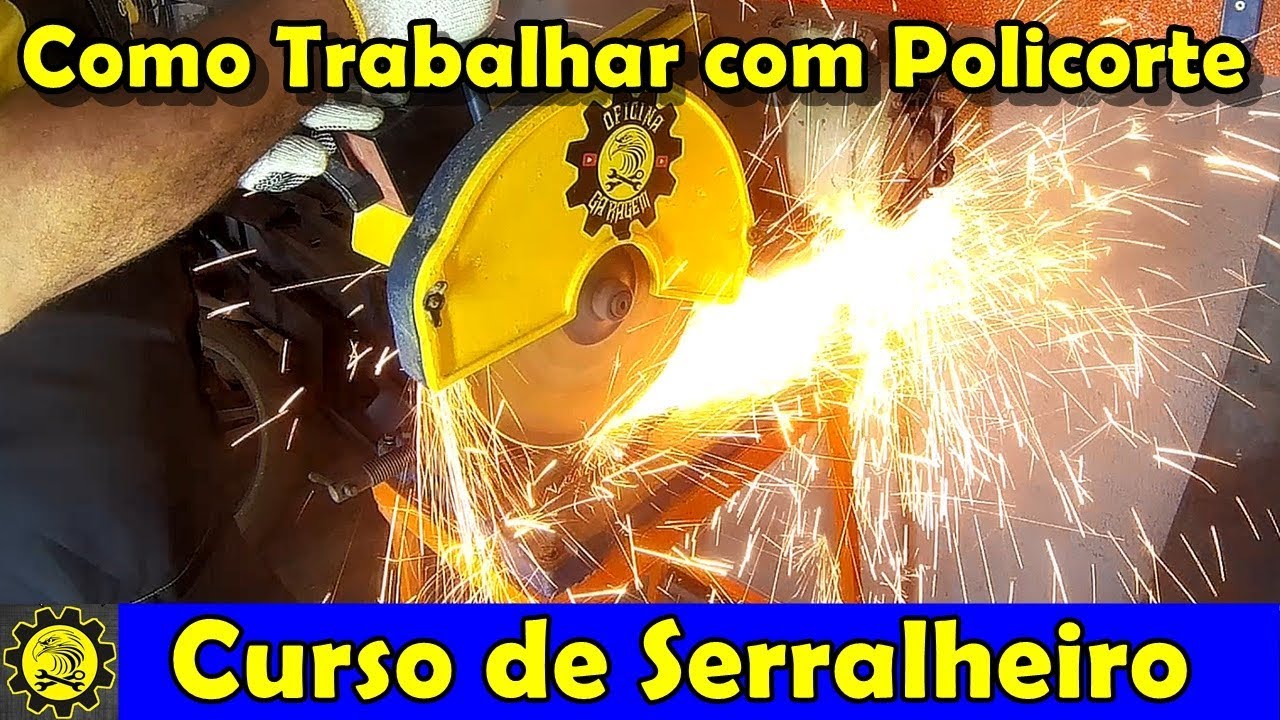 Curso de Serralheiro 07 / Policorte Profissional e Industrial / Curso de Serralheria - YouTube