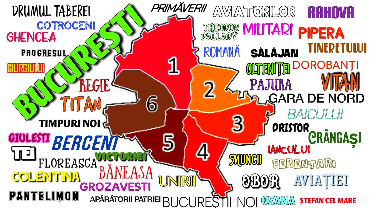 SECTOARELE ȘI CARTIERELE DIN BUCUREȘTI - CÂTE SECTOARE, DE UNDE VIN ...