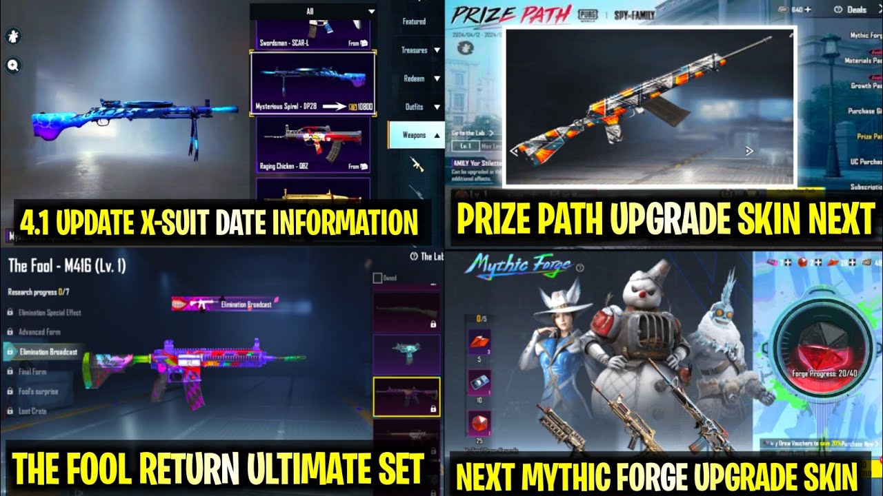 GOOD NEWS 😍 THE M4 FOOL RETURN ULTIMATE SET | 4.2 PRIZE PATH UPGRADE ...