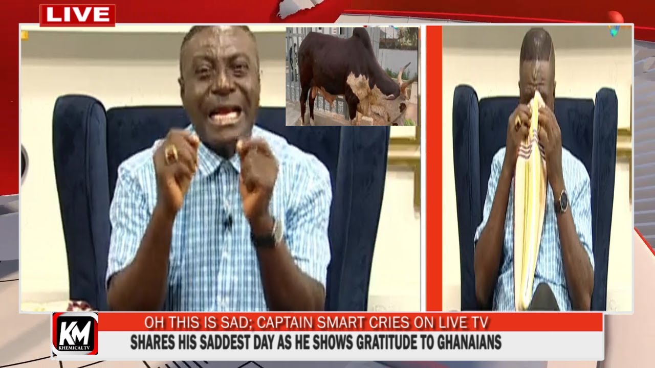 Oh this is săd! Captain Smart criěs 😭on liveTV as he těarfully recounts ...