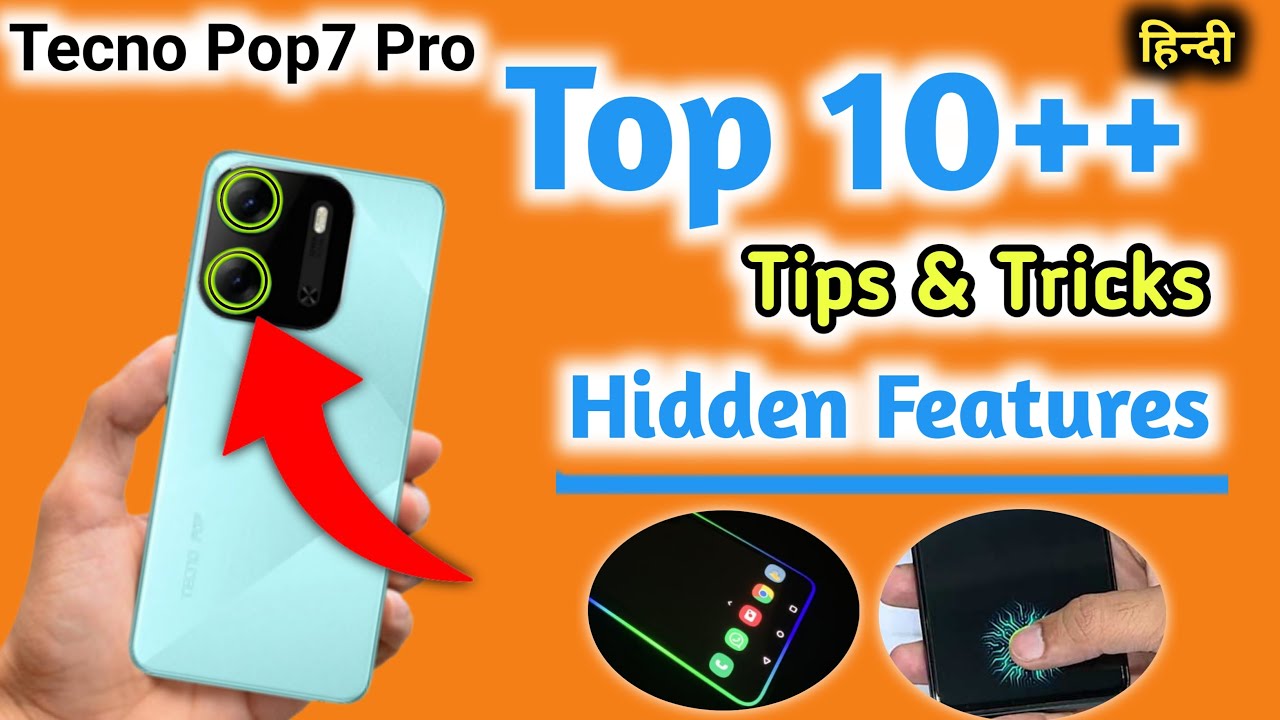 Tecno pop7 pro Tips and Tricks: Top 10 ++ Amezing Hidden Features - YouTube