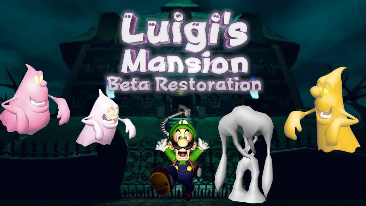 Luigi's Mansion Beta Restoration Quick Gameplay - YouTube