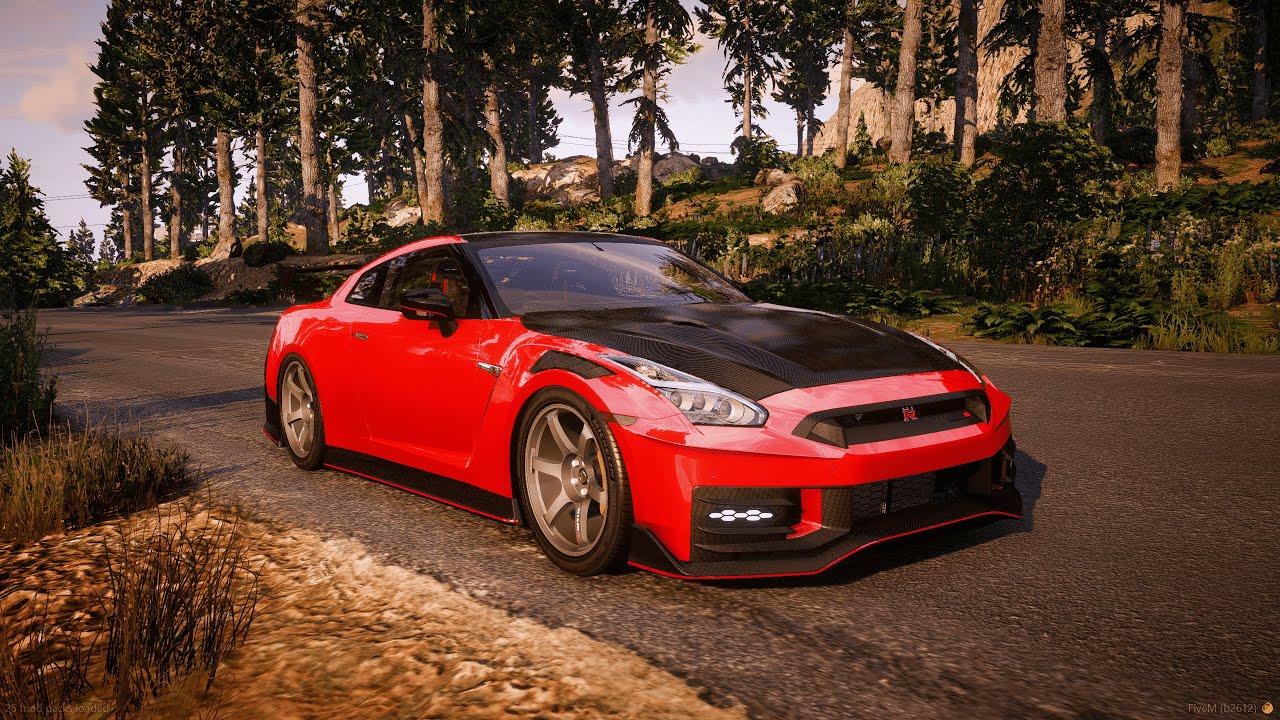 NISSAN GTR R35 FIVEM CINEMATIC - YouTube