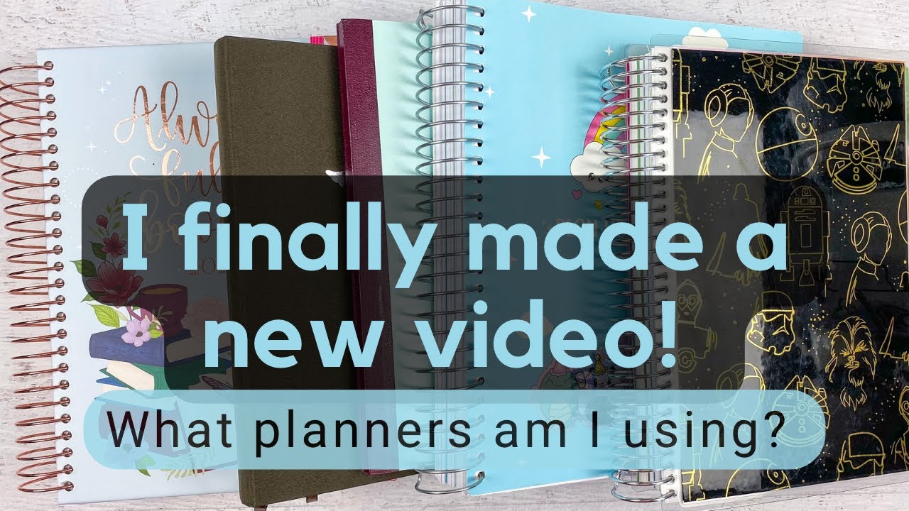 Planner Update | Planner Line-Up in August - YouTube