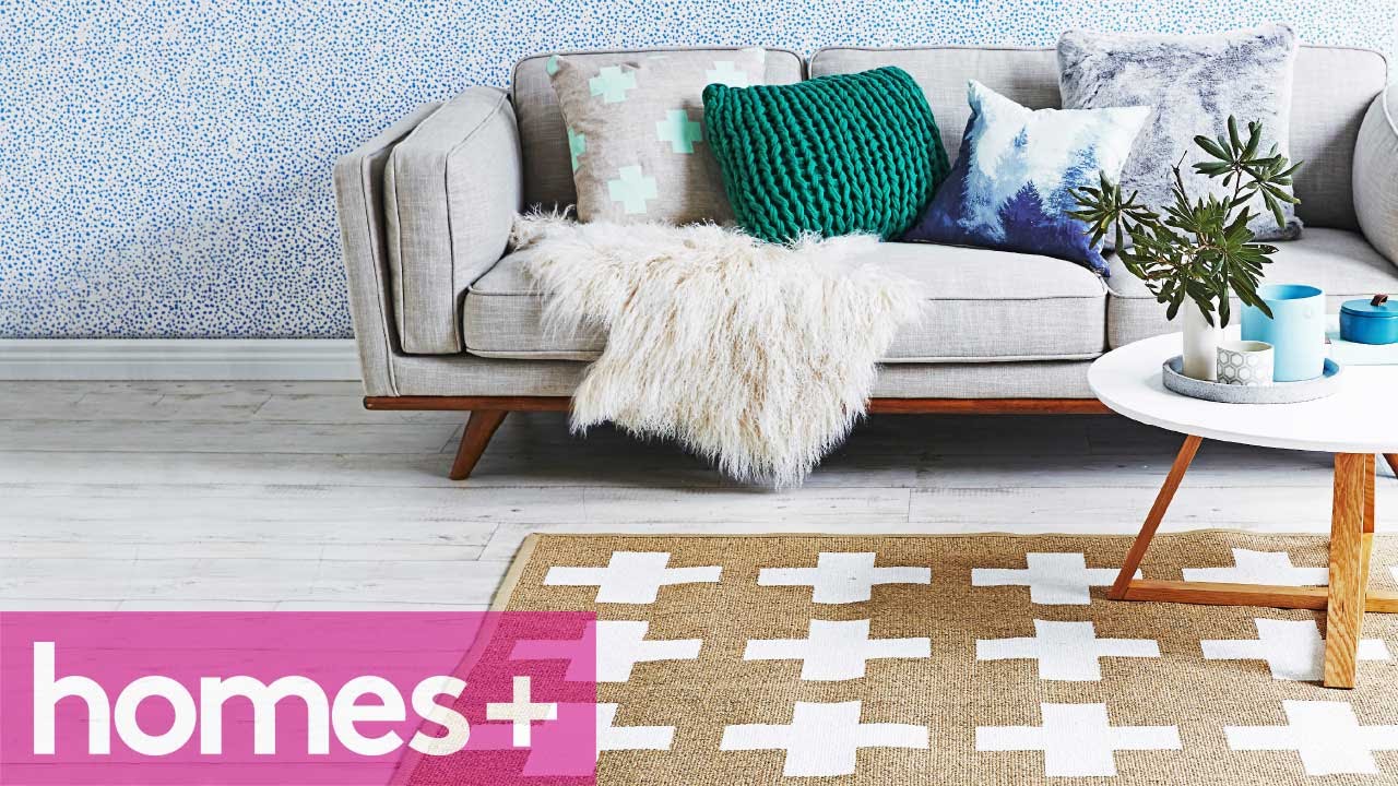DIY PROJECT: Swiss cross rug - homes+ - YouTube