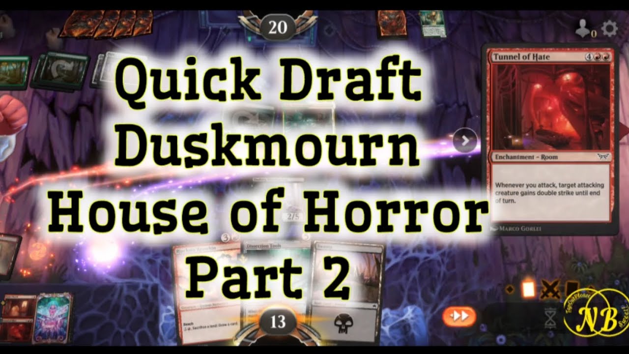 Part 2 | Quick Draft Duskmourn House of Horror Gameplay | Road2Mythic ...