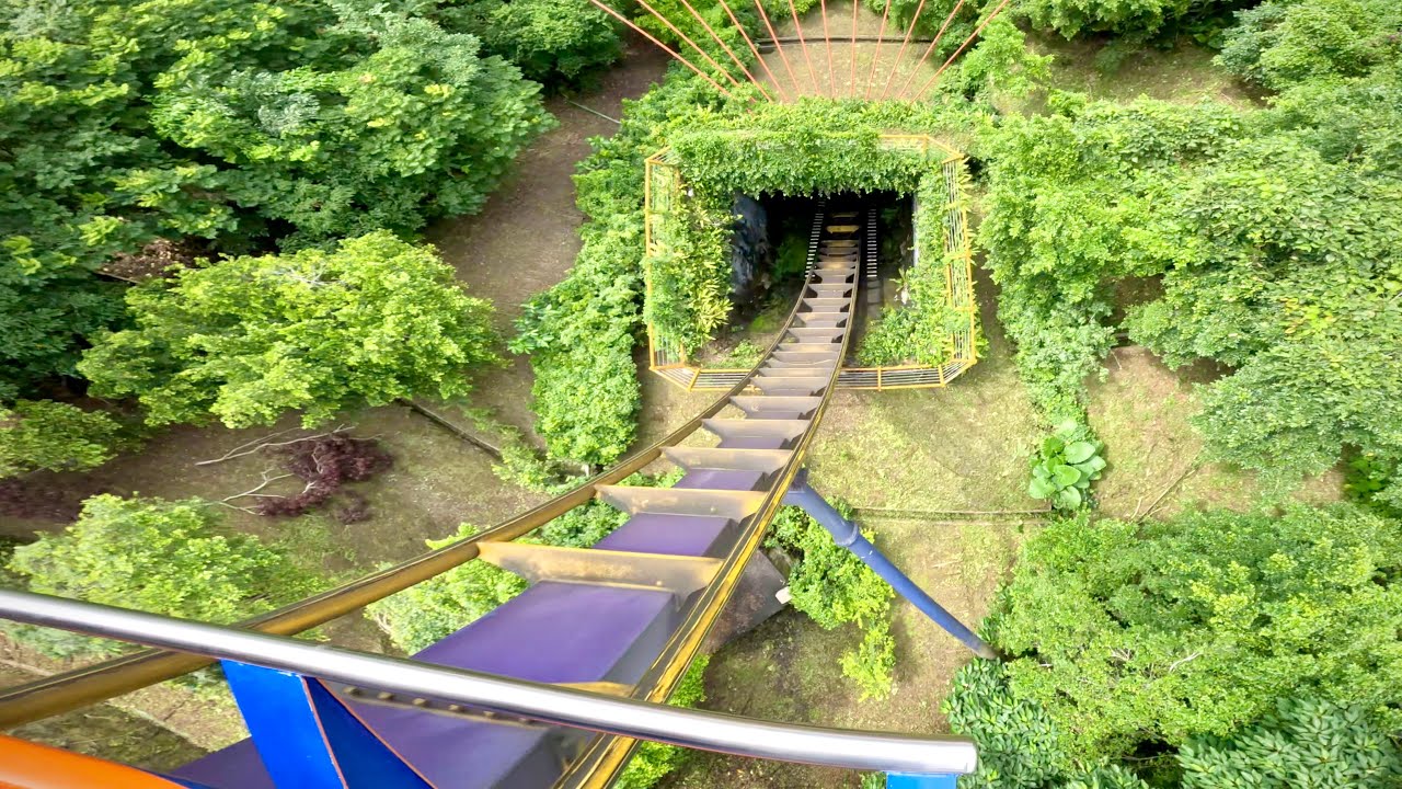 【解説付】 Diving Machine G5 『飛天潛艇 G5』 後方右端 on-ride POV (乗車映像) / 劍湖山世界主題樂園 ...