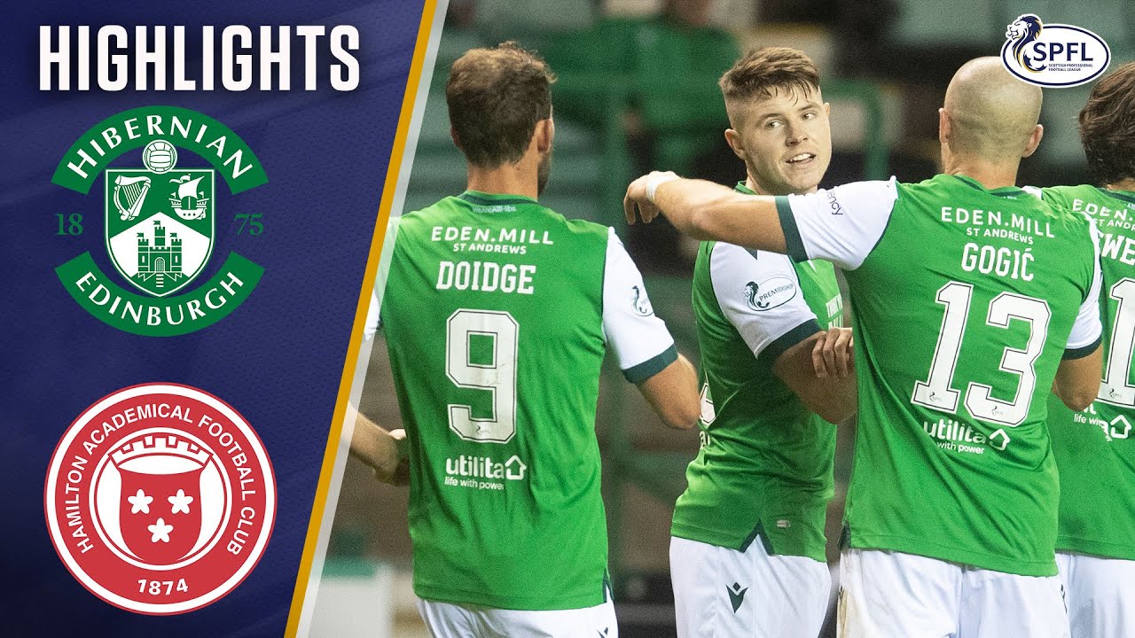 Hibernian 3-2 Hamilton | Kevin Nisbet Shines in Hibs Victory | Scottish ...