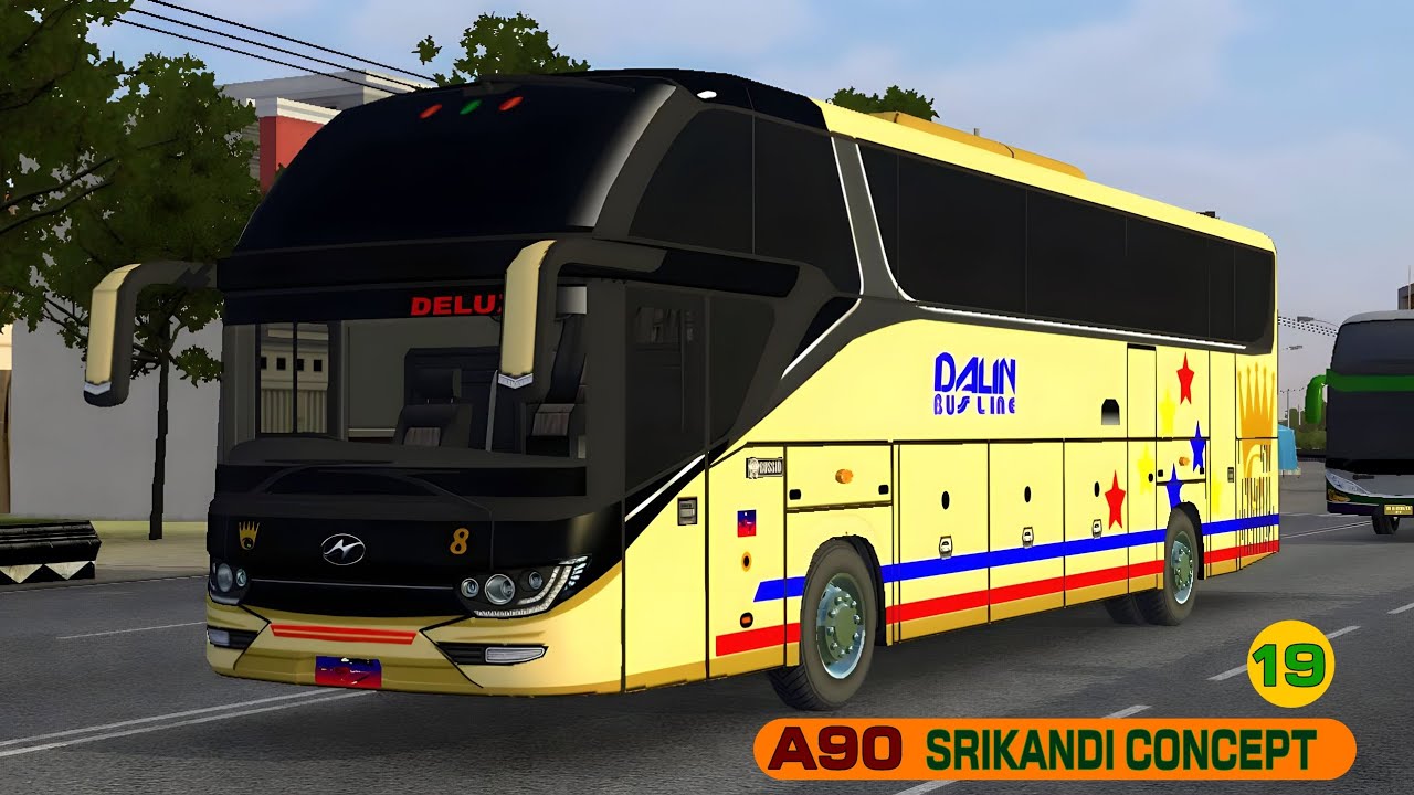 DALIN BUS LINE ON SRIKANDI CONCEPT 19 | HIGER KLQ6127K A90 - YouTube