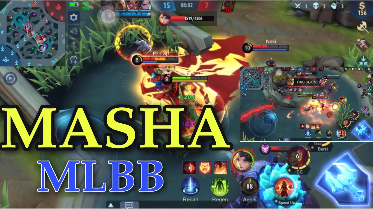 NEW HERO MASHA MOBILE LEGEND TOP GLOBAL | Makjamjom - YouTube