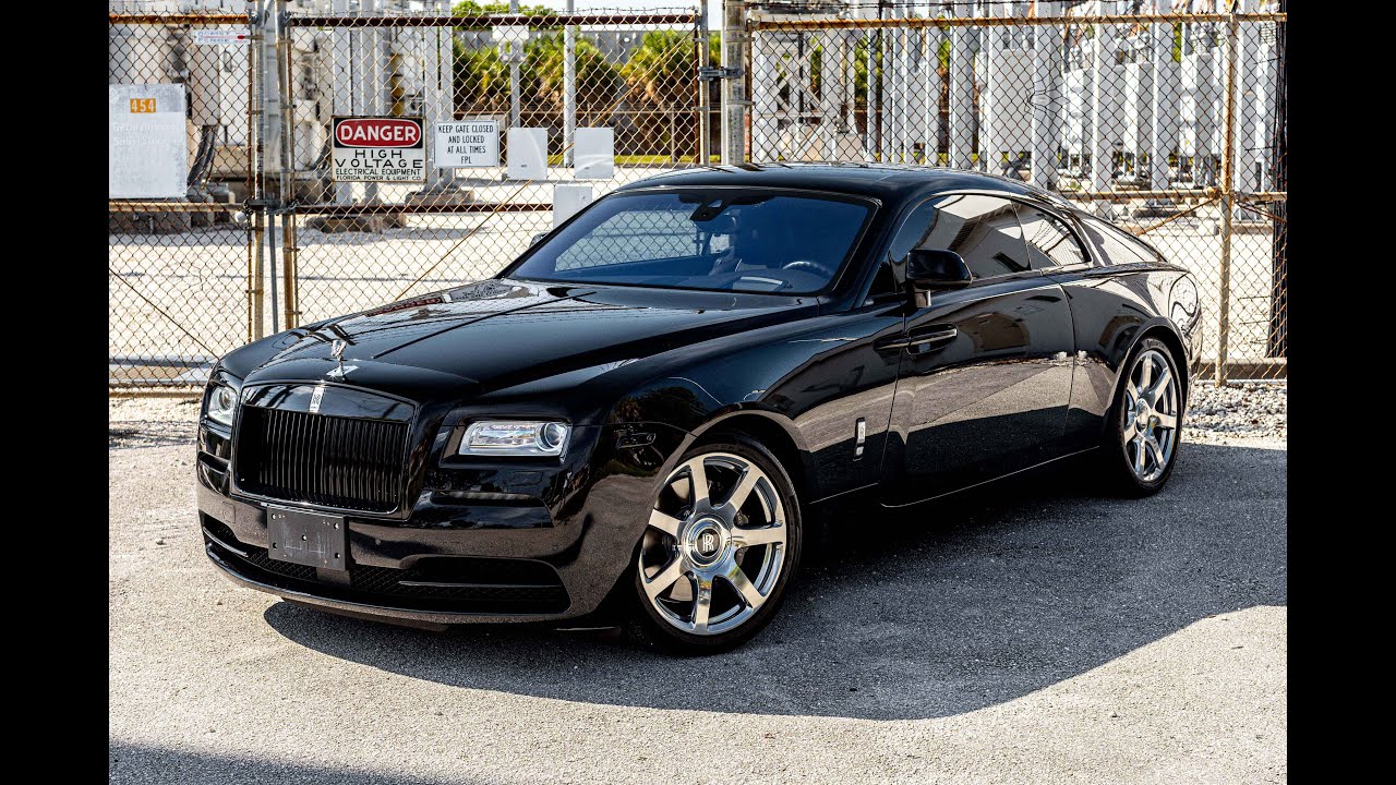 2015 Rolls-Royce Wraith in Diamond Black with Gloss Black Trim - YouTube